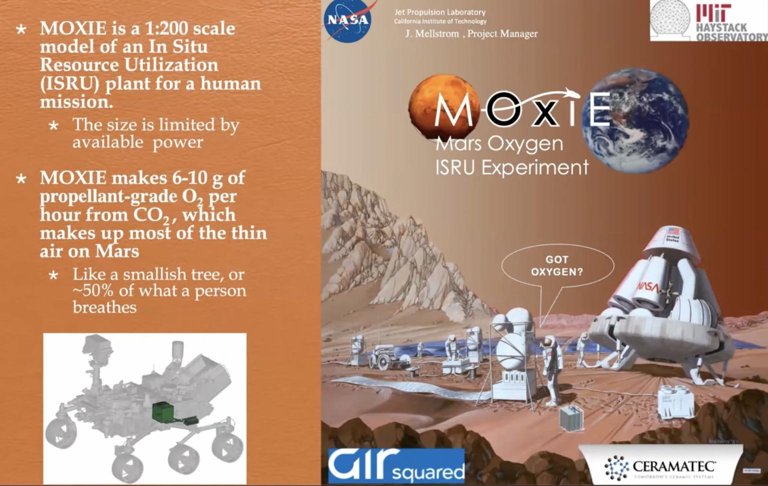 Oxygen Production Experiment on Mars Perserverance Rover is Working ...