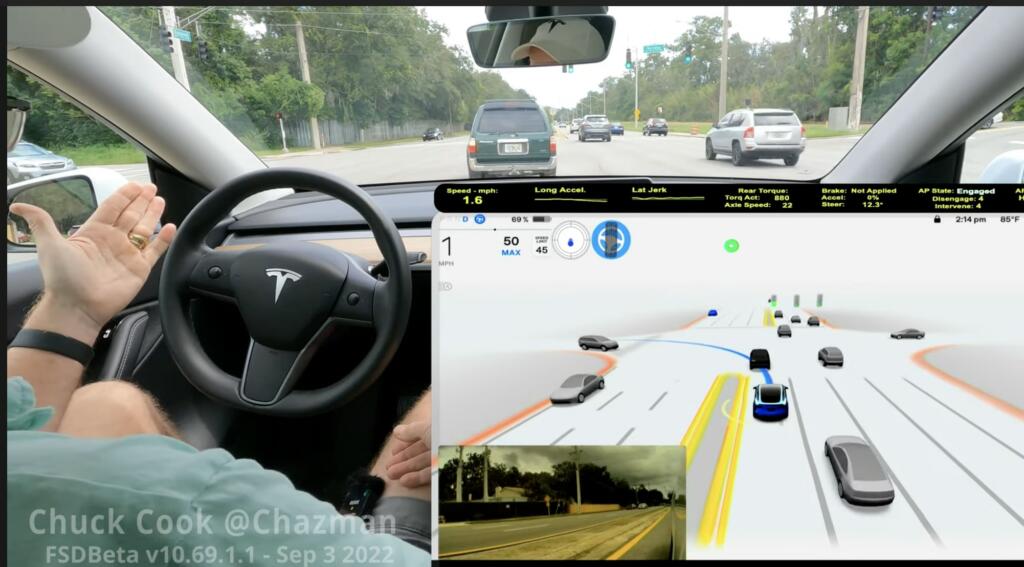Stringent Tesla FSD Tester Says FSD 10.69.1.1 Feels Ready $TSLA ...