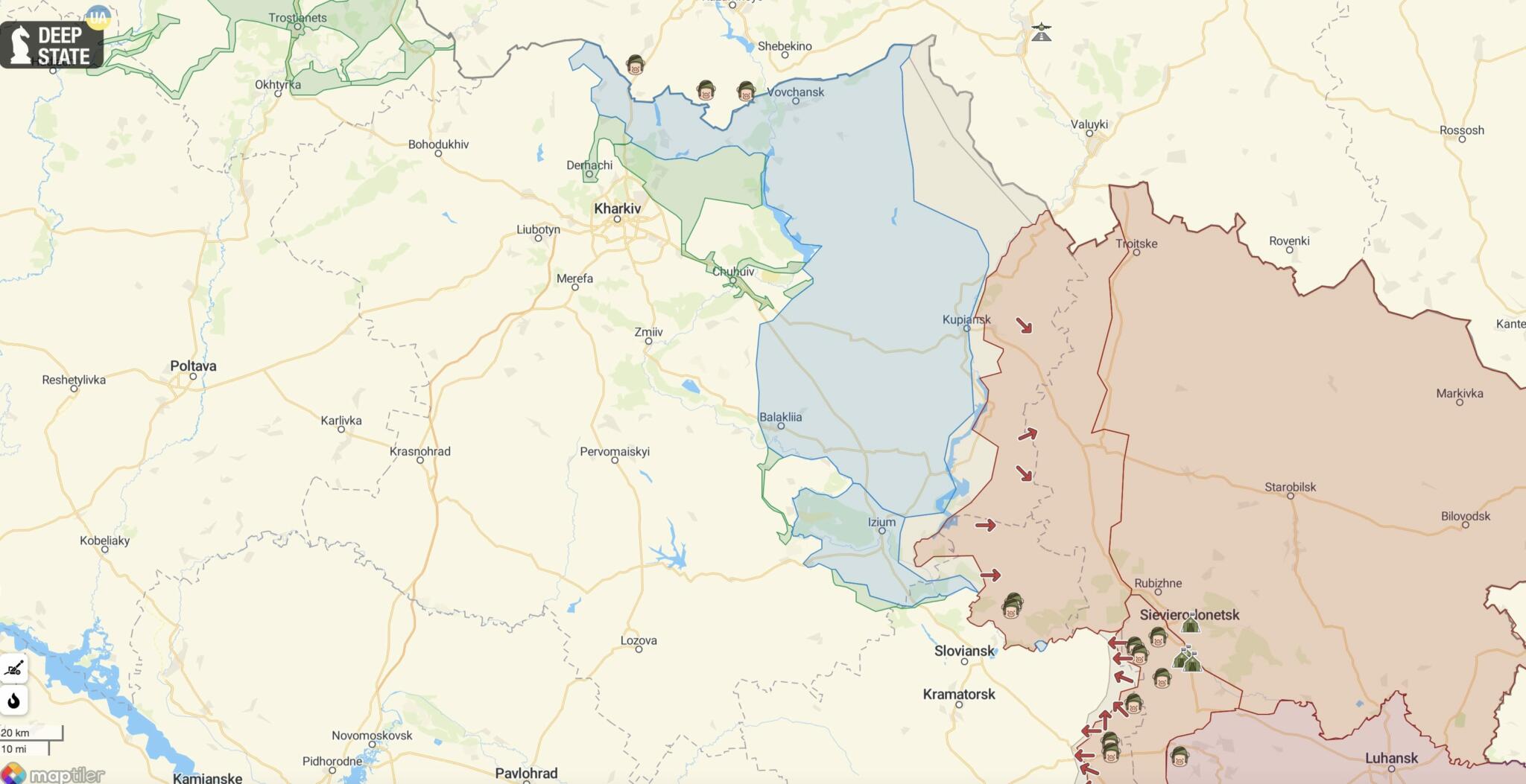 Ukraine Pressing Russian Forces in Luhansk and Donetz Regions ...