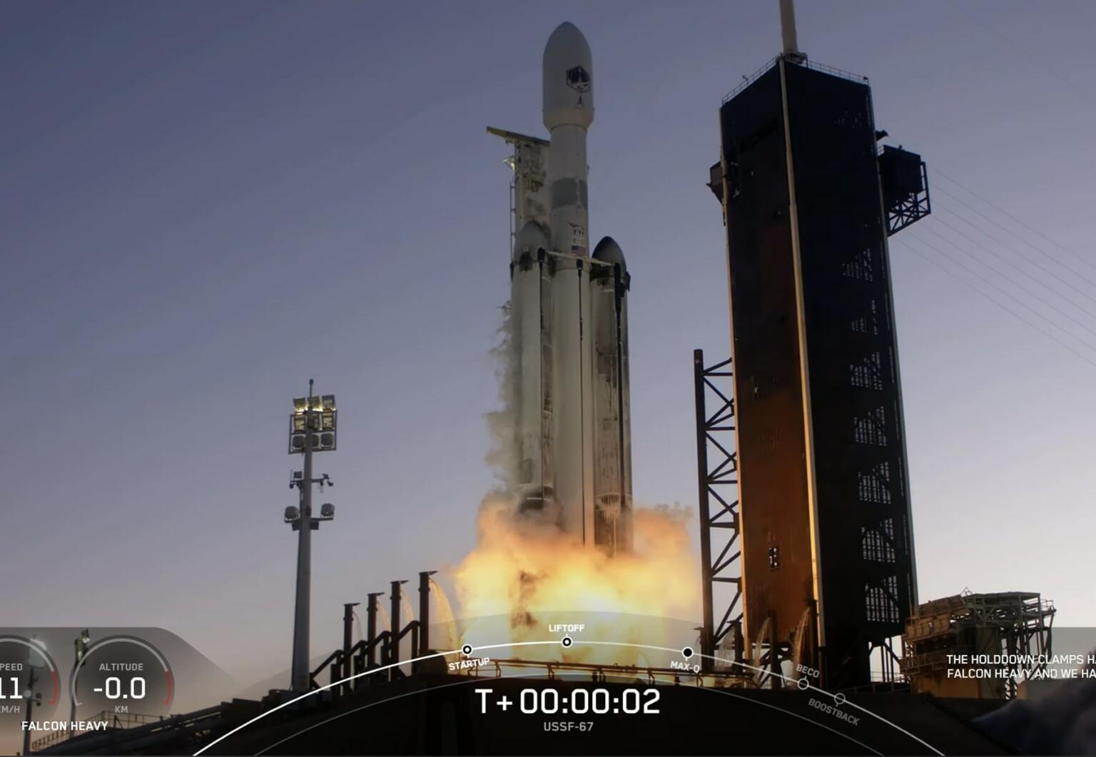 SpaceX Falcon Heavy Launched USSF-67 Today with Classified Payloads ...