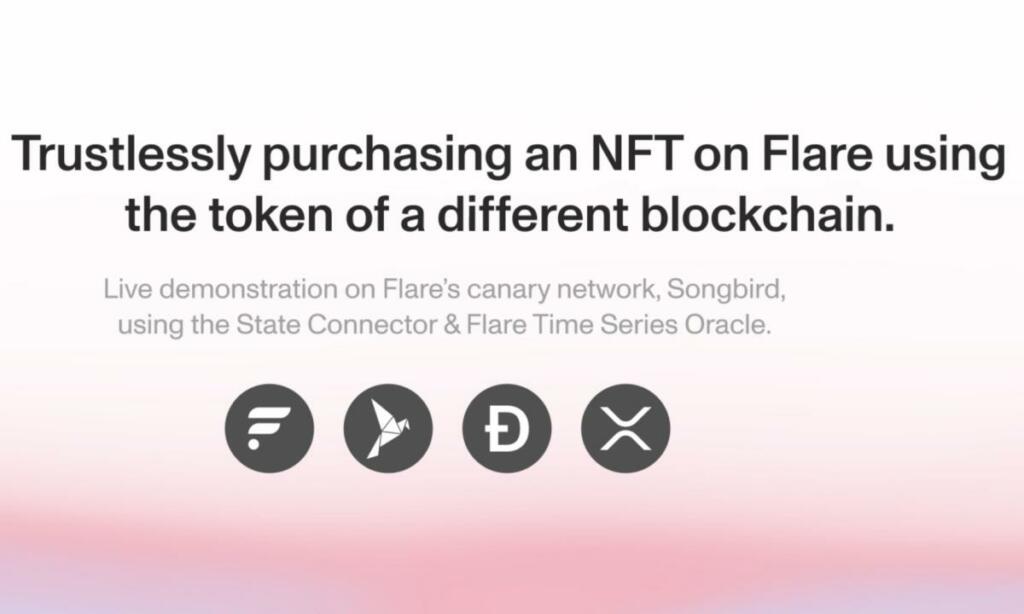 Trustlessly purchasing an NFT on Flare using the token of a different ...