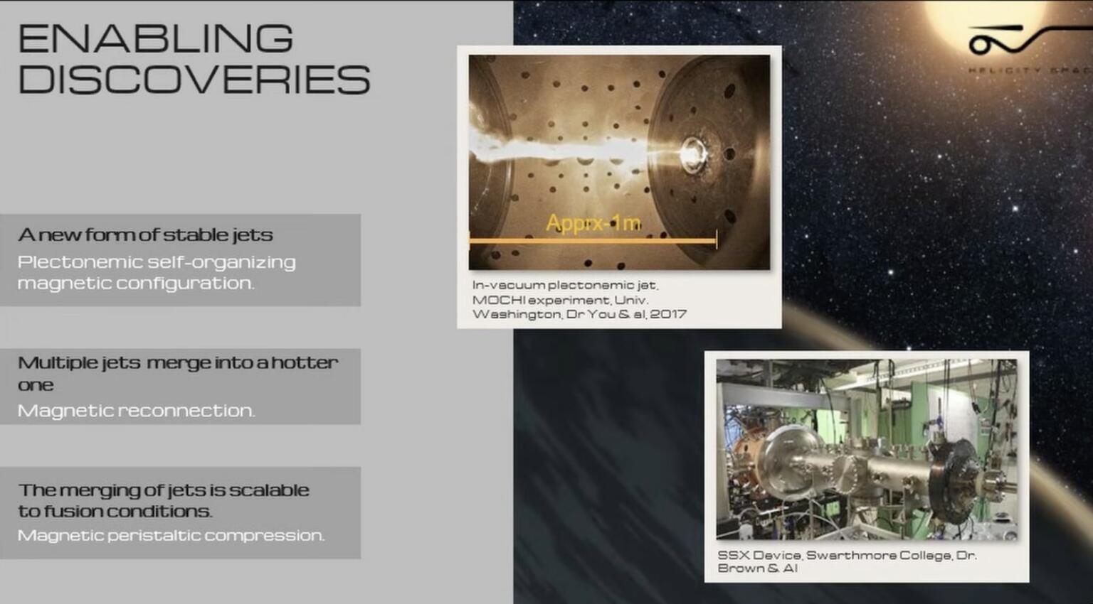 Helicity Working to a Practical Fusion Drive with a Path to Large Ships ...