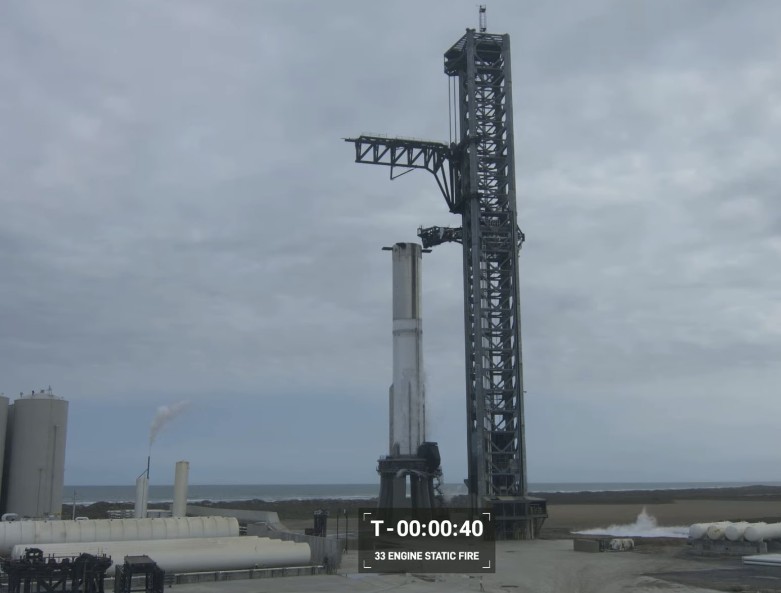SpaceX Booster Static Fire #SpaceX #StaticFire | NextBigFuture.com