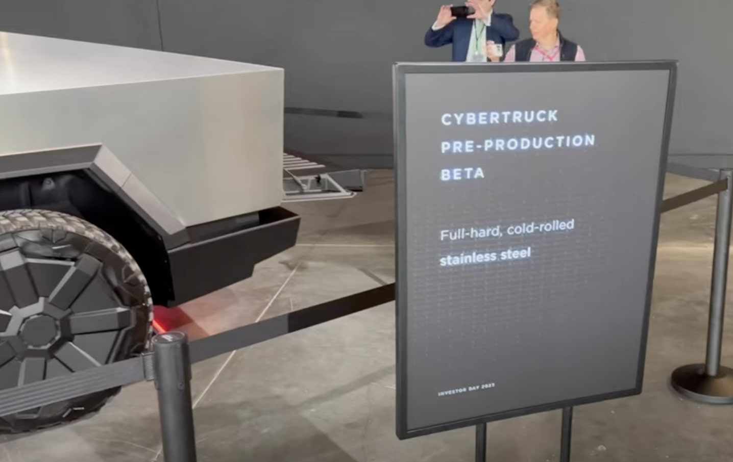 New Tesla Cybertruck Prototype at Investor Day Display $TSLA ...