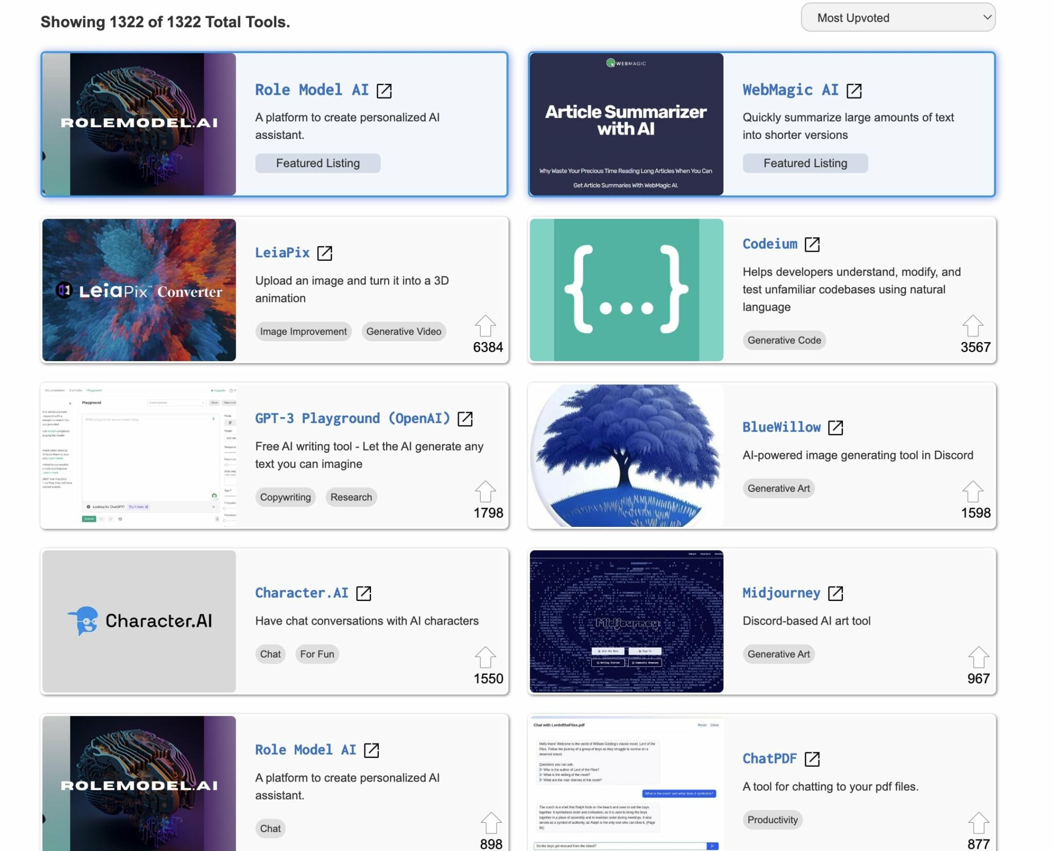 Over 1300 New AI Tools Including Codeium and LeiaPix | NextBigFuture.com