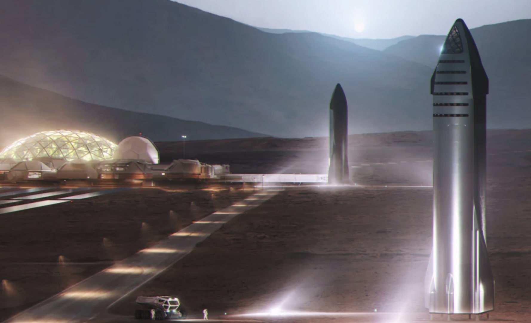 SpaceX Moon and Mars Landing Pads #spacex #space #icon #nasa ...