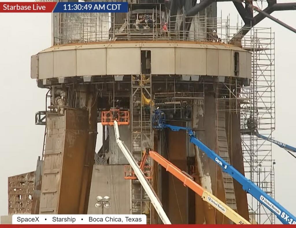 SpaceX Launchpad Repairs and Upgrades in Progress | NextBigFuture.com