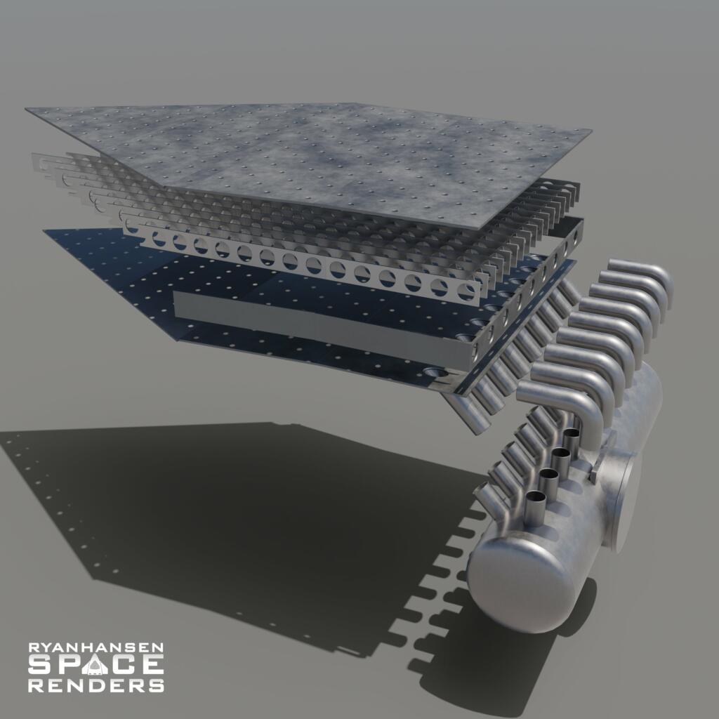 Improved Renderings of the SpaceX Water Cooled Steel Plate Launch ...