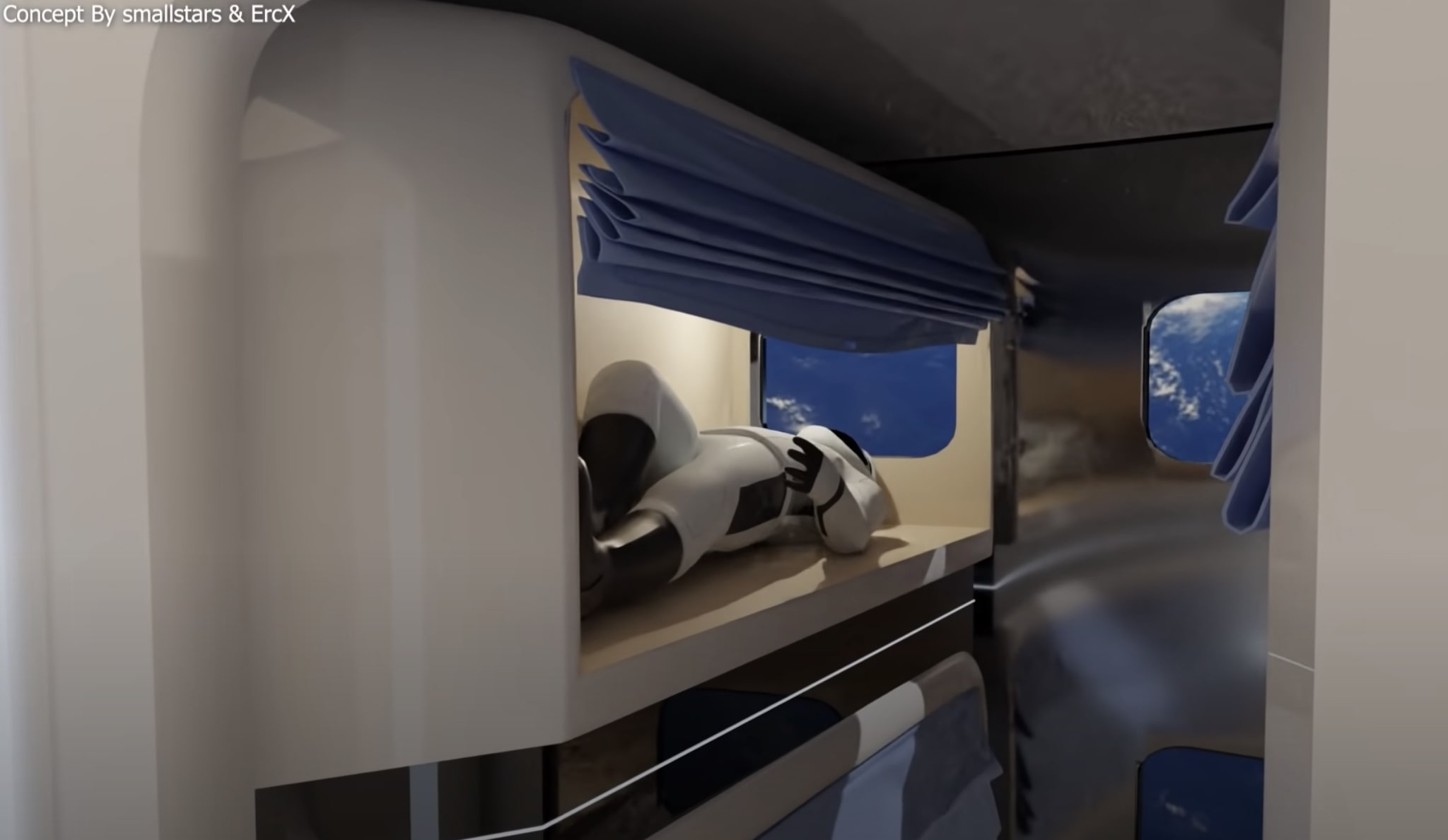 Room for 64-100 People in SpaceX Starship with Detailed 3D Designs ...