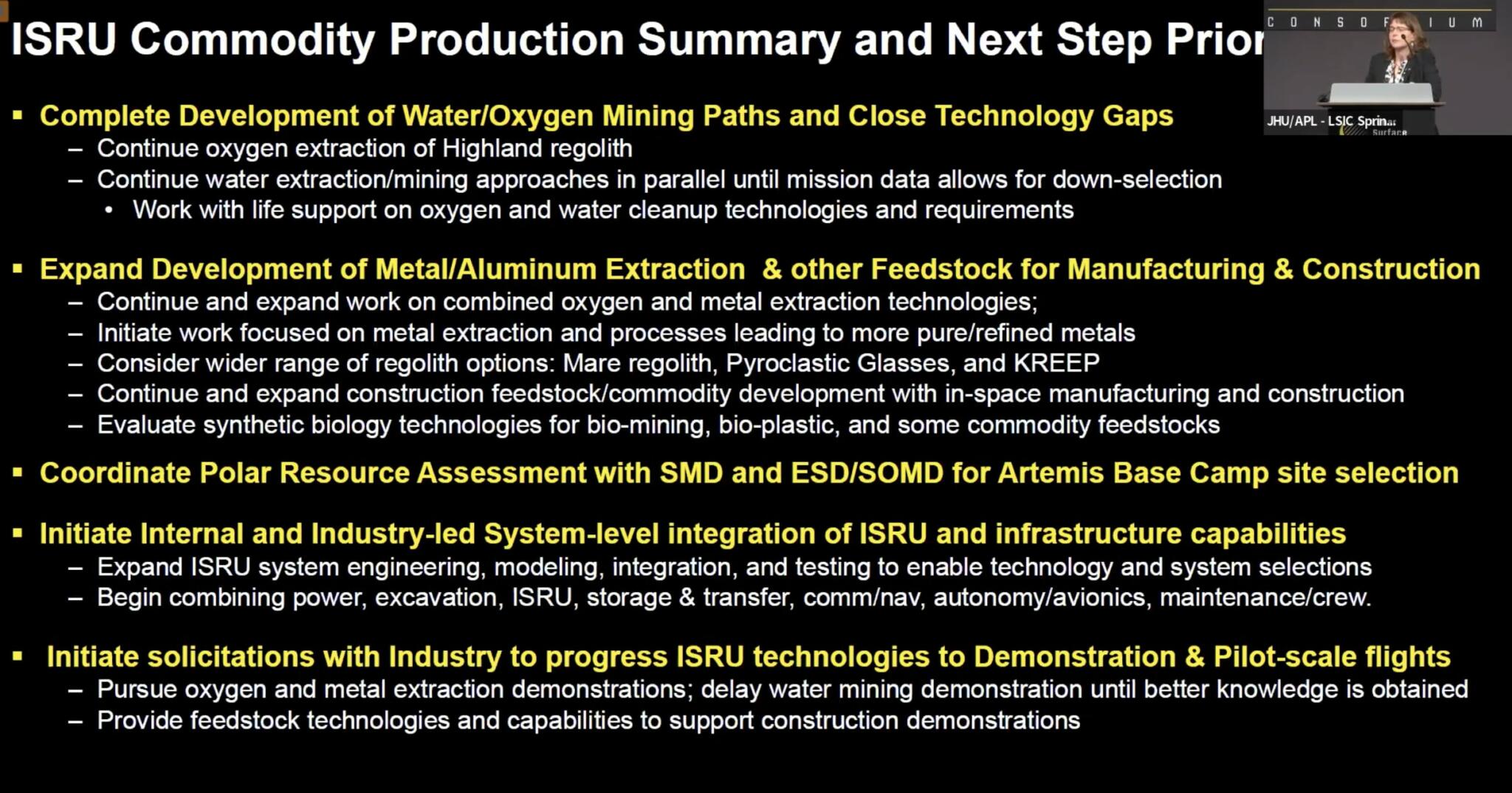 NASA Plans and Priorities for ISRU on the Moon, Mars and Beyond ...
