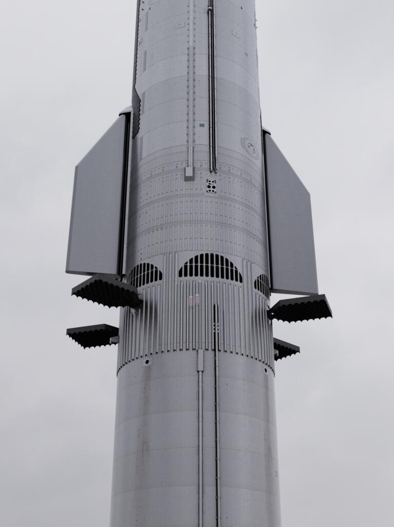 Renders of New SpaceX Hot Staging Starship Vents by Tony S @TDSN19 ...