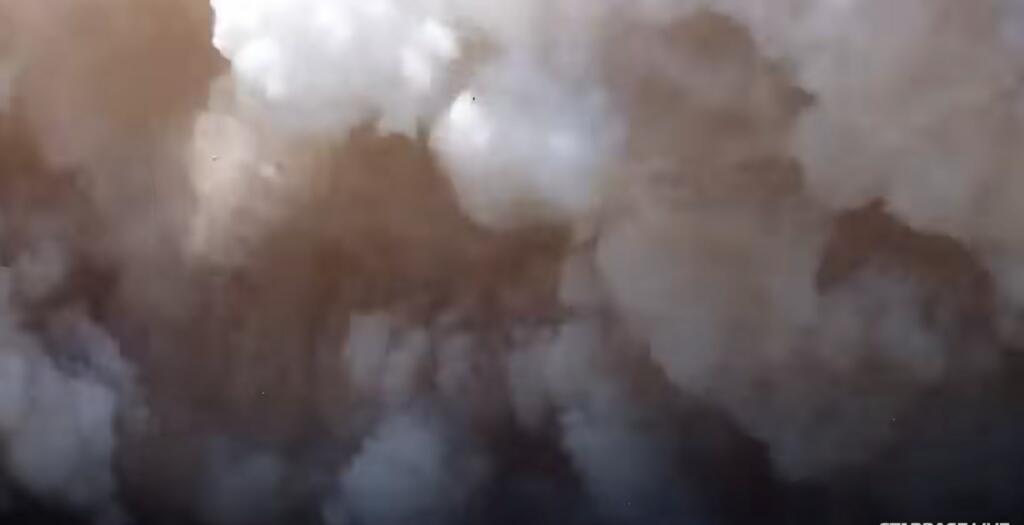 Successful SpaceX Booster 9 Static Fire With Water Deluge Protection ...