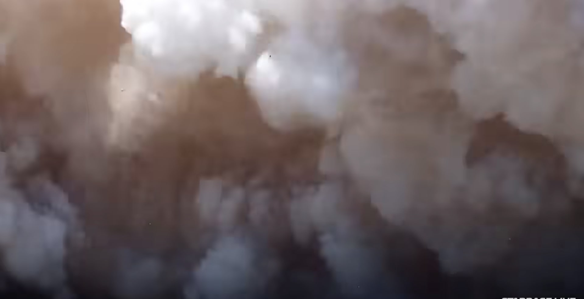 Successful SpaceX Booster 9 Static Fire With Water Deluge Protection ...