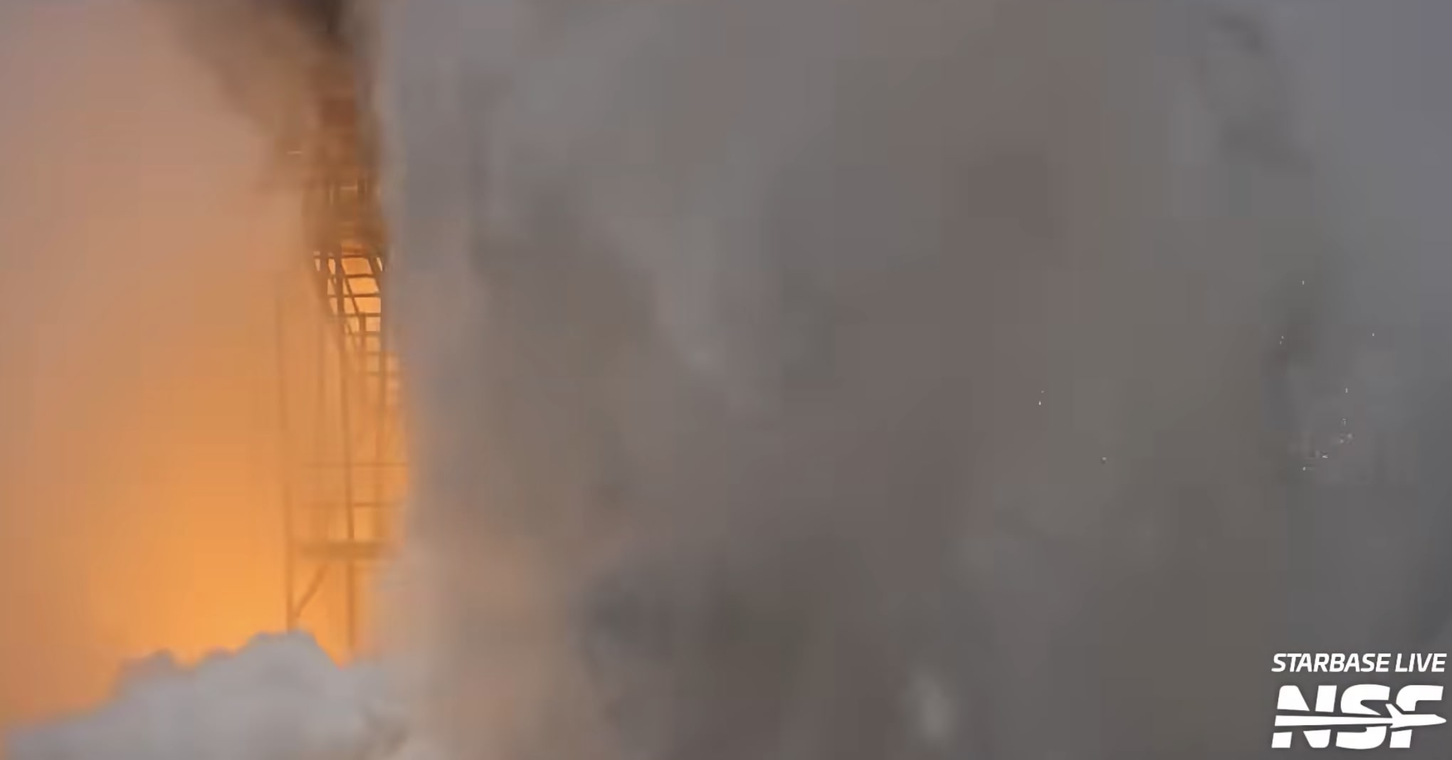Successful SpaceX Booster 9 Static Fire With Water Deluge Protection ...