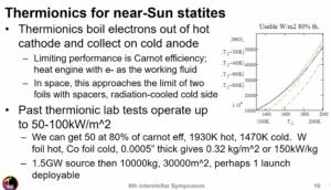 Toward 100,000 Times More Efficient Gigawatt Interstellar Propulsion Beamed Power ...
