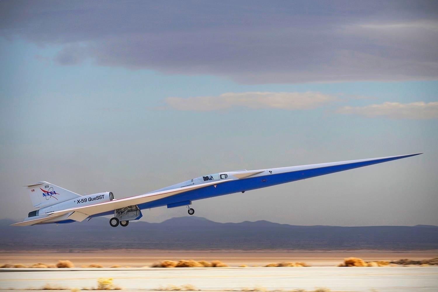 Lockheed Martin Experimental Supersonic X-59 With a Quiet Sonic Boom ...