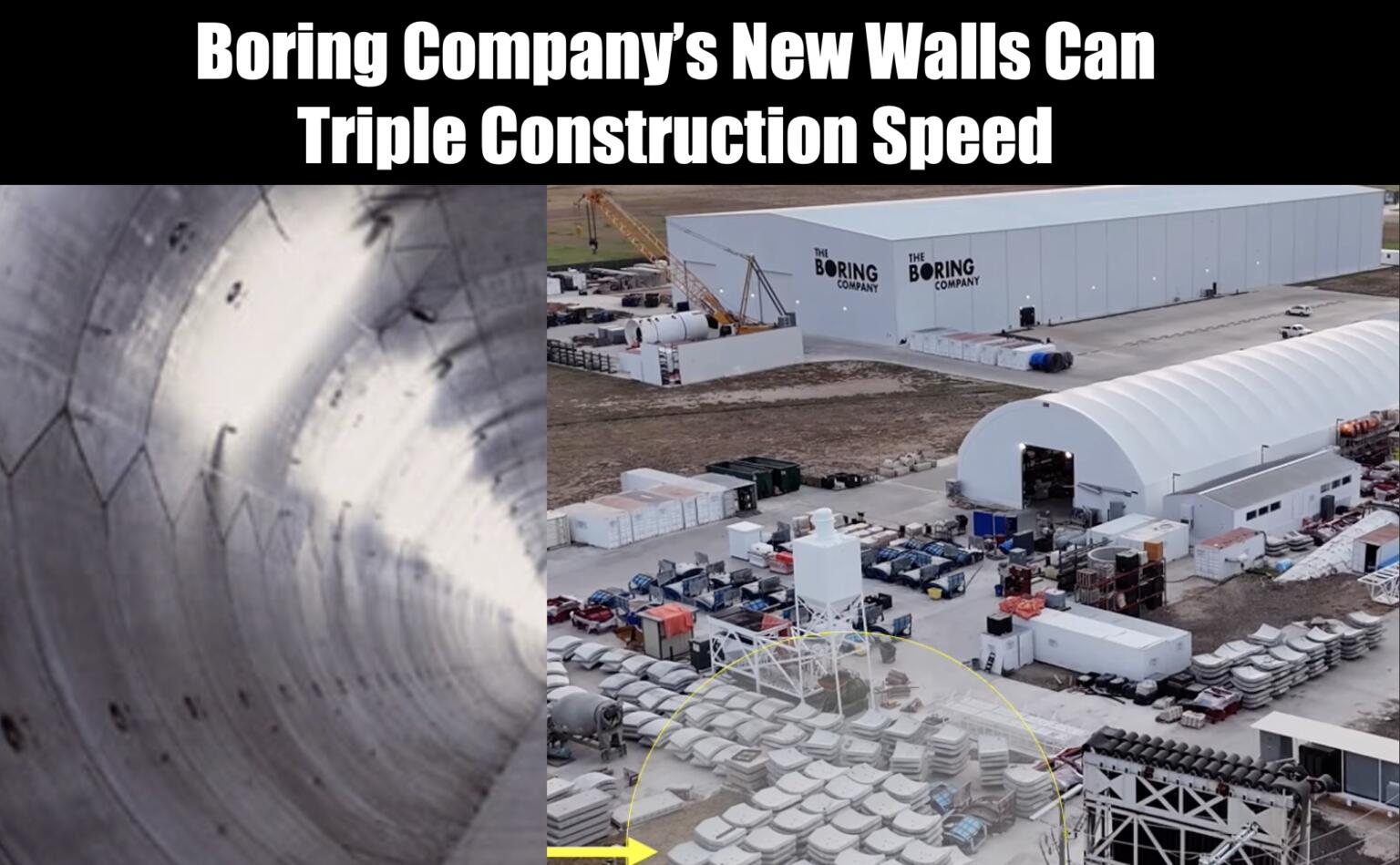 New Hexagonal Wall Method Will Triple Boring Company Construction Speed ...