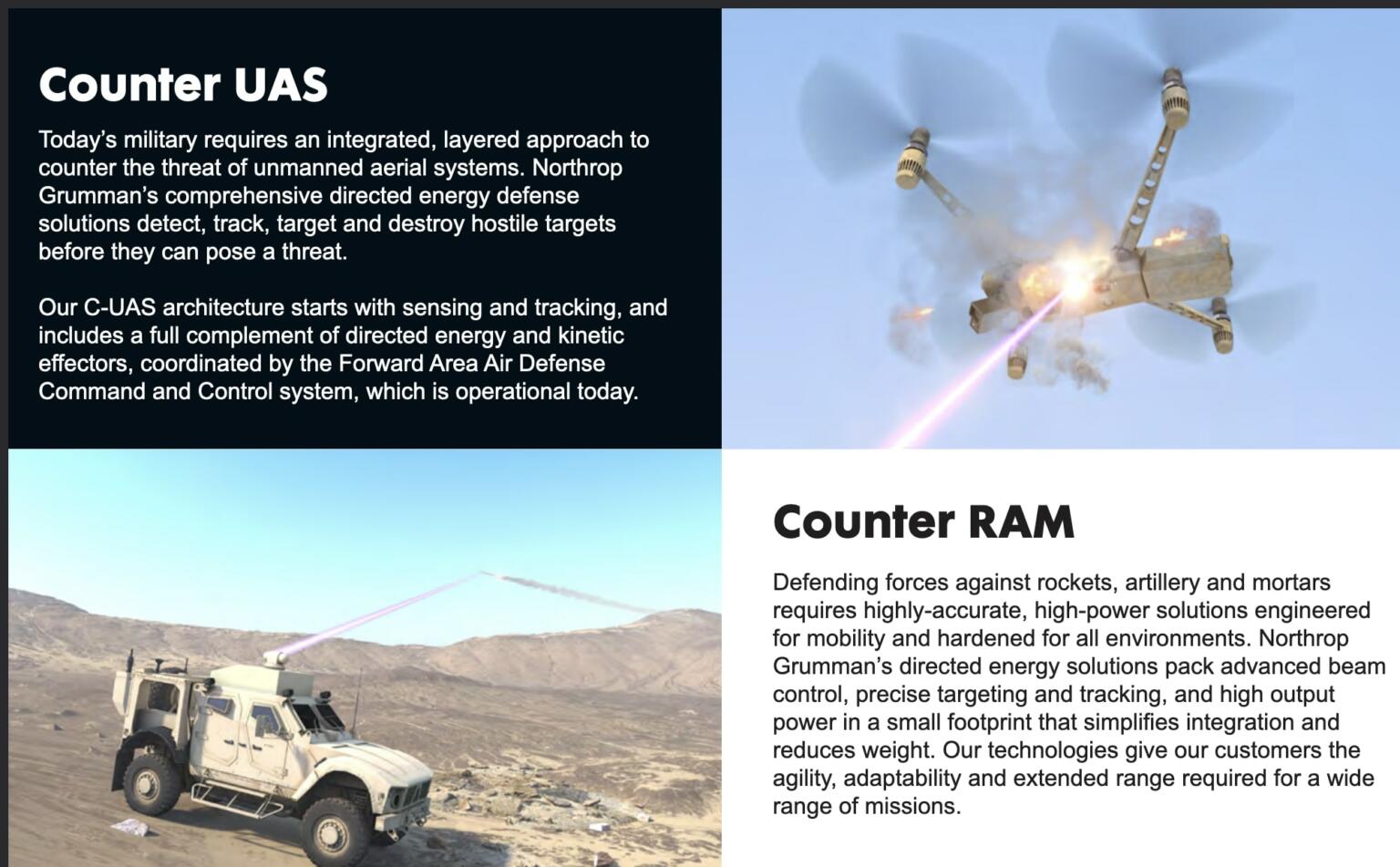 Northrop Grummans Compact 10 KW Anti-drone Laser and Humvee Mounted ...