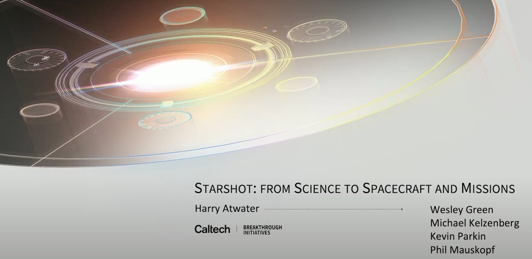 Vision of the Starshot Interstellar Lightsail Spacecraft ...