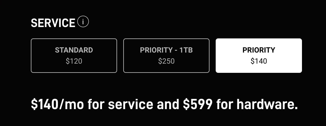 SpaceX Starlink Has Added Double Speed Priority Plans | NextBigFuture.com