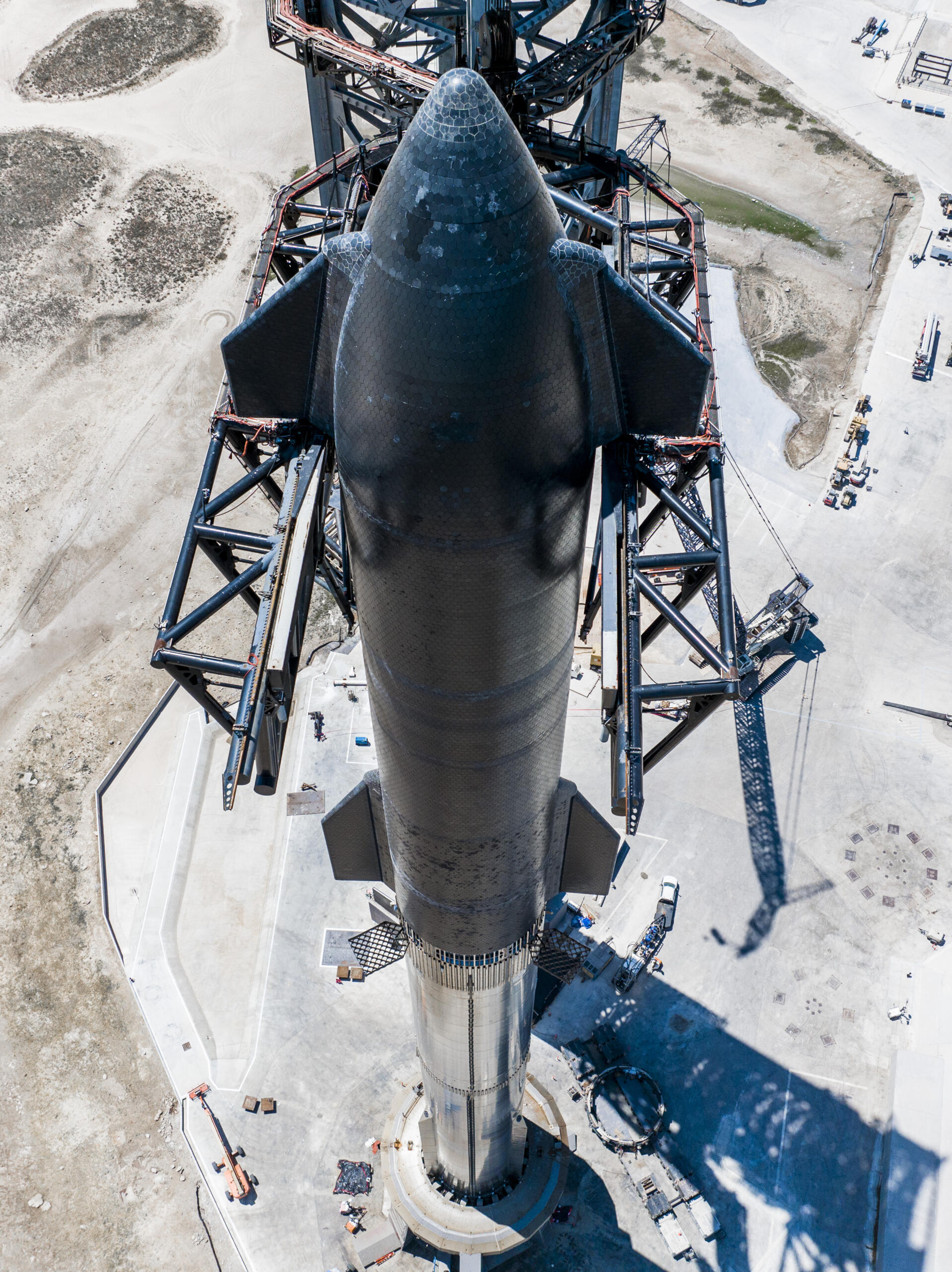 SpaceX Starship Stacked and Waiting for FAA Launch License ... SpaceX Starship Stacked and Waiting for FAA Launch License ...