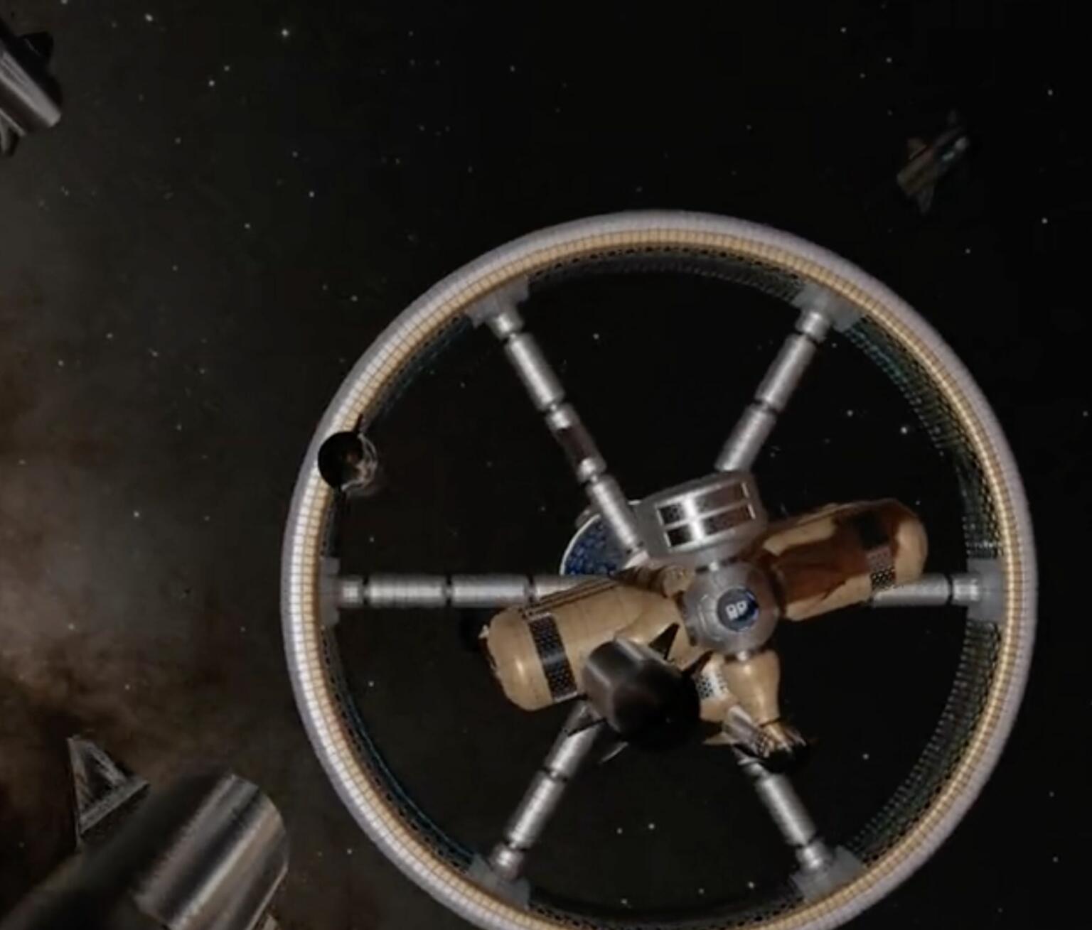 SpaceXVision Renders Mars Spaceship With Rotating Gravity ...