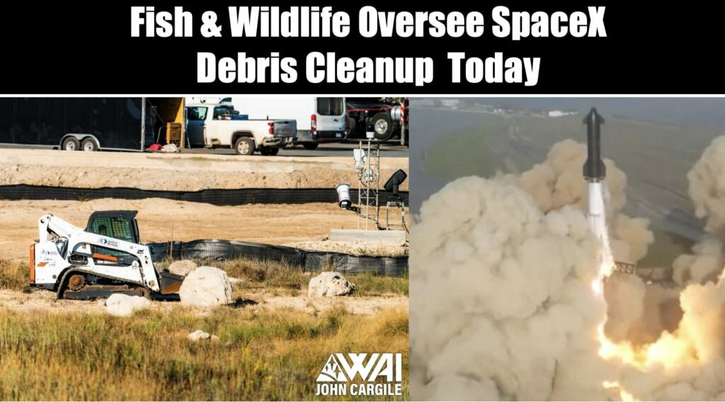 Fish & Wildlife Service Overseeing SpaceX Concrete Debris Cleanup ...