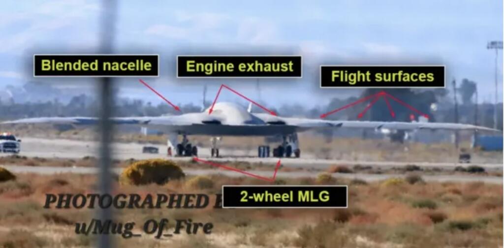 First Leaked Photo of the Secret Backend of the B-21 Stealth Bomber ...