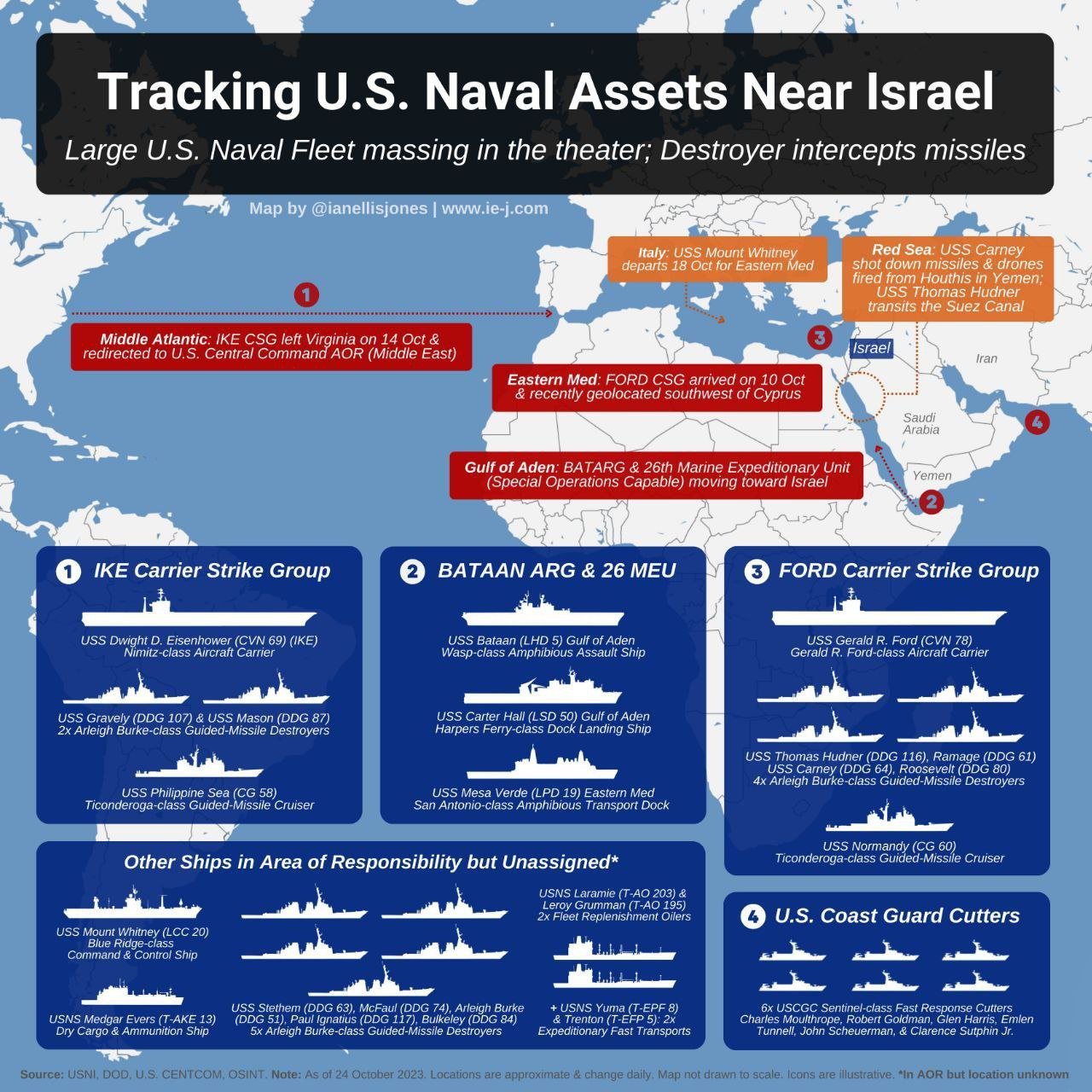 Israel Delays Gaza Ground Invasion So US Can Deploy Navy, Planes and ...