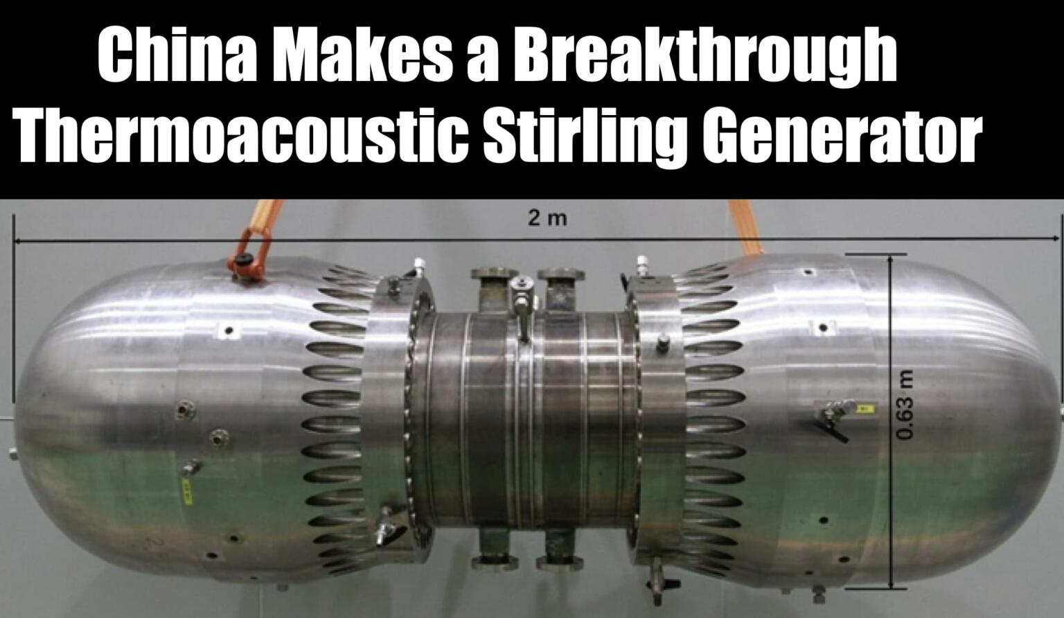 Breakthrough Thermoacoustic Stirling Generator Converts to Energy With ...