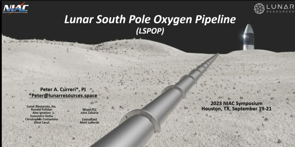 Lunar South Pole Oxygen Pipeline | NextBigFuture.com