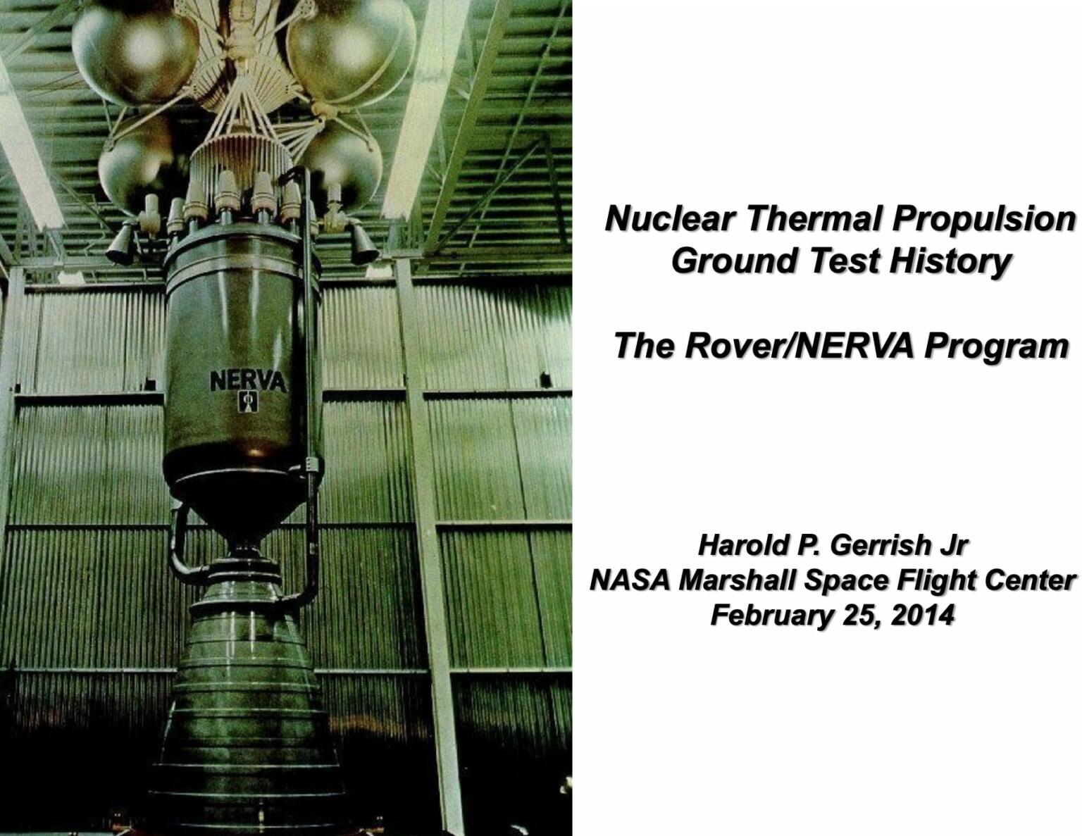 Optimized Nuclear Thermal Rocket for 45 Days to Mars | NextBigFuture.com