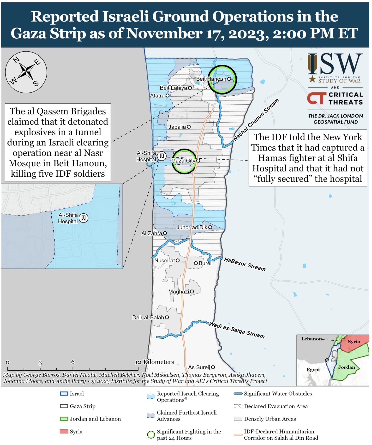 Gaza Military Update - IDF Controls More of Northern and Southern Gaza ...