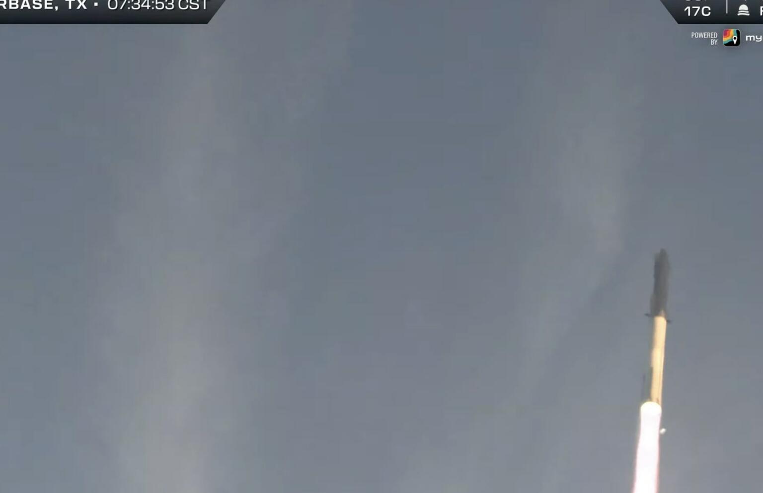 SpaceX Booster and Stage Lost Later in Flight for Safety Reasons ...