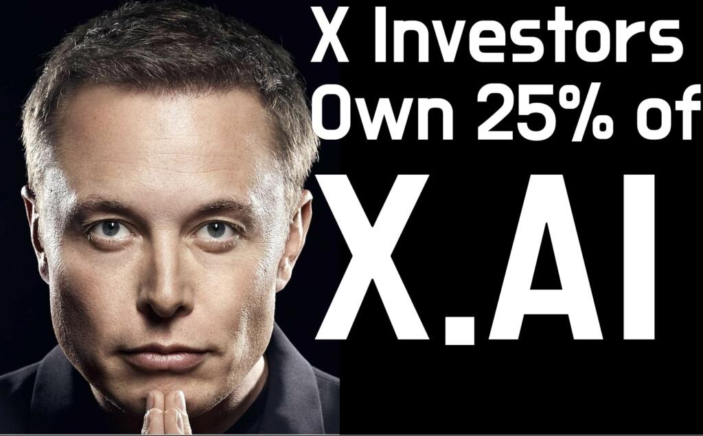 X Corp - Twitter Investors Will Own 25% of xAI | NextBigFuture.com