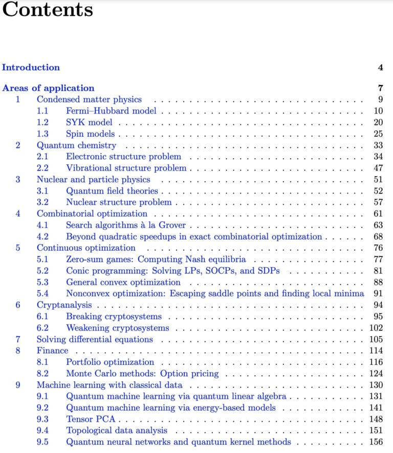 A survey of Quantum Algorithm Applications and End-to-end Complexities | NextBigFuture.com