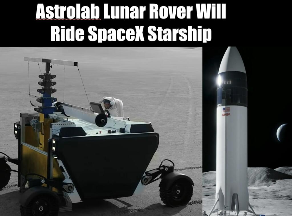 Astrolab Semiautonomous Lunar Rover Targets 2026 Ride on SpaceX ...