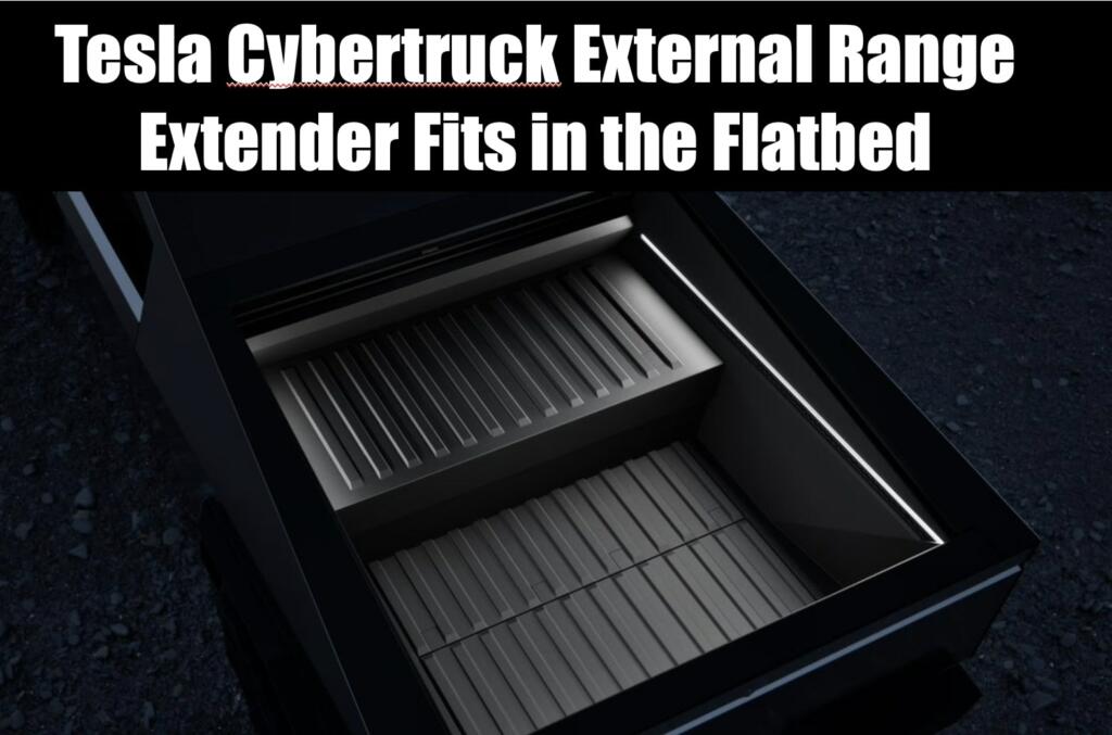 Tesla Cybertruck Has a 120 Mile External Range Extender Battery With ...