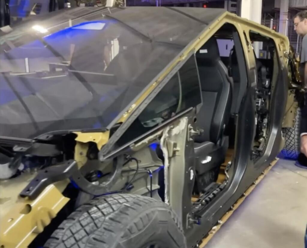 Tesla Cybertruck Stainless Steel Shell and Truck Bed Are Just Five ...