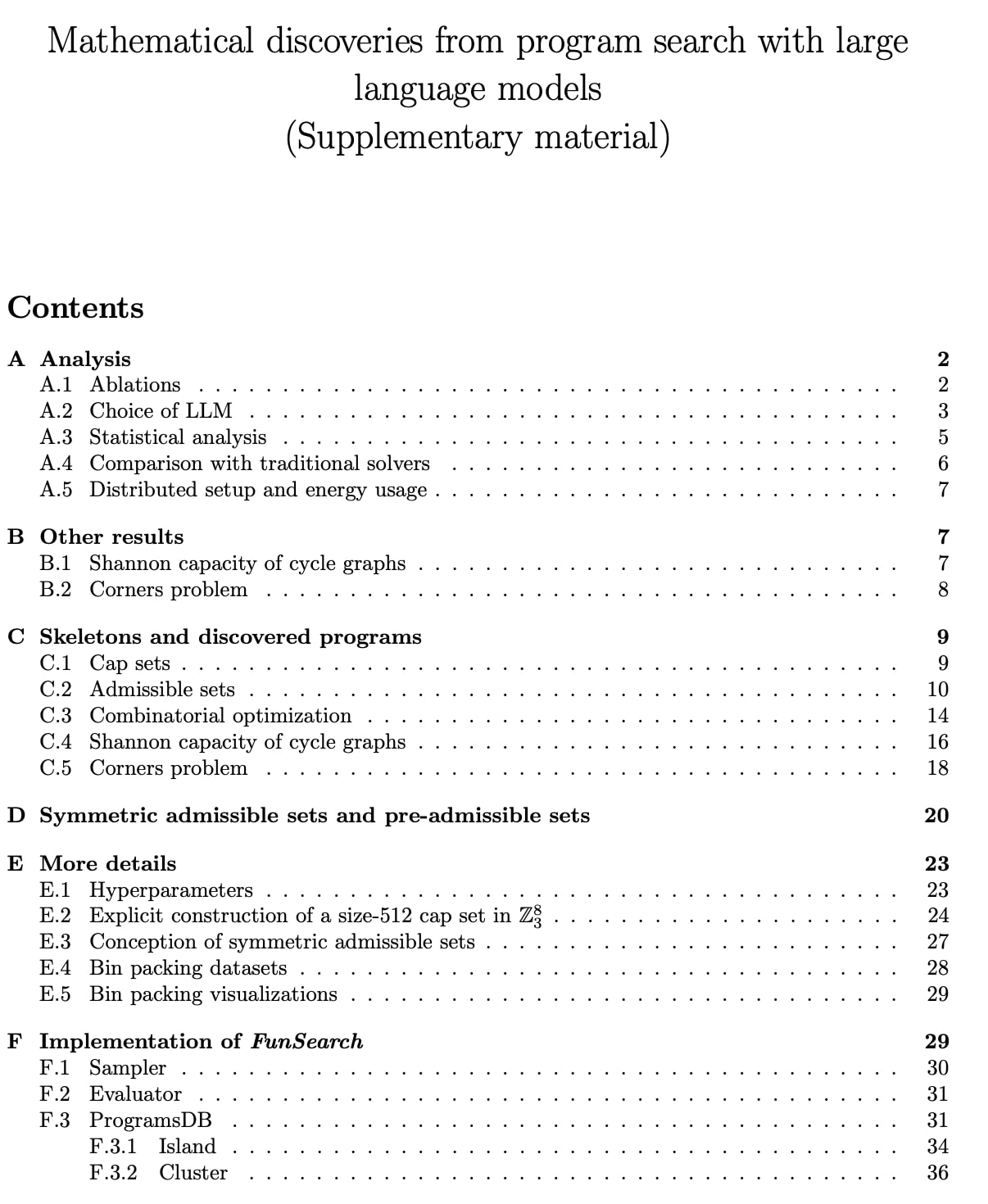 Google Deepmind LLM Solves Major Open Question in Math. AI Advancing ...