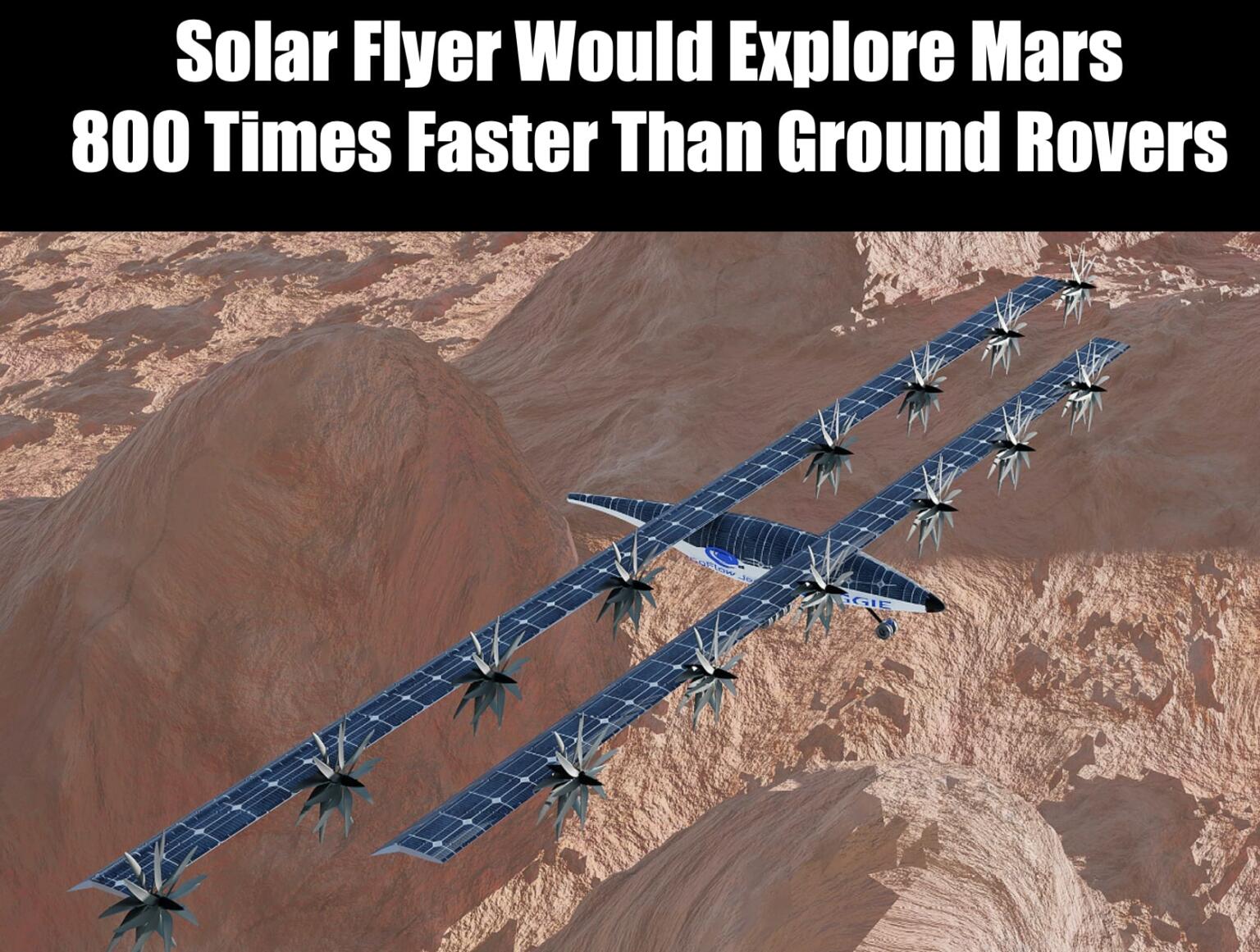 Mars Solar Flyer Would Speed Up Exploring By 800 Times Over Ground ...