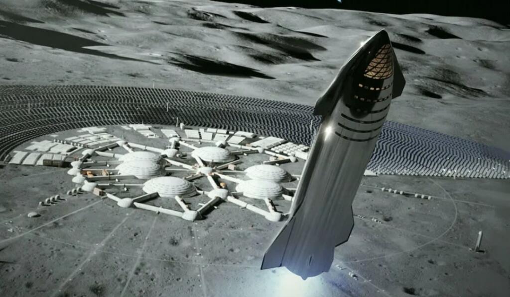 Elon Musk SpaceX Plans Moonbase, Mars City and Terraformed Mars ...