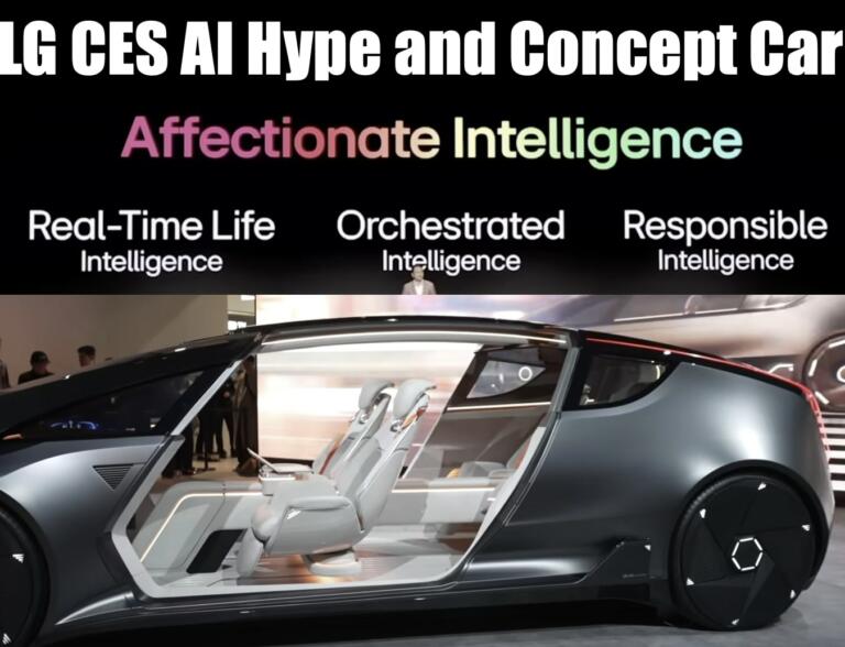 AI Hype - LG CES New AI Buzzwords and a Future Self-Driving Concept Car ...