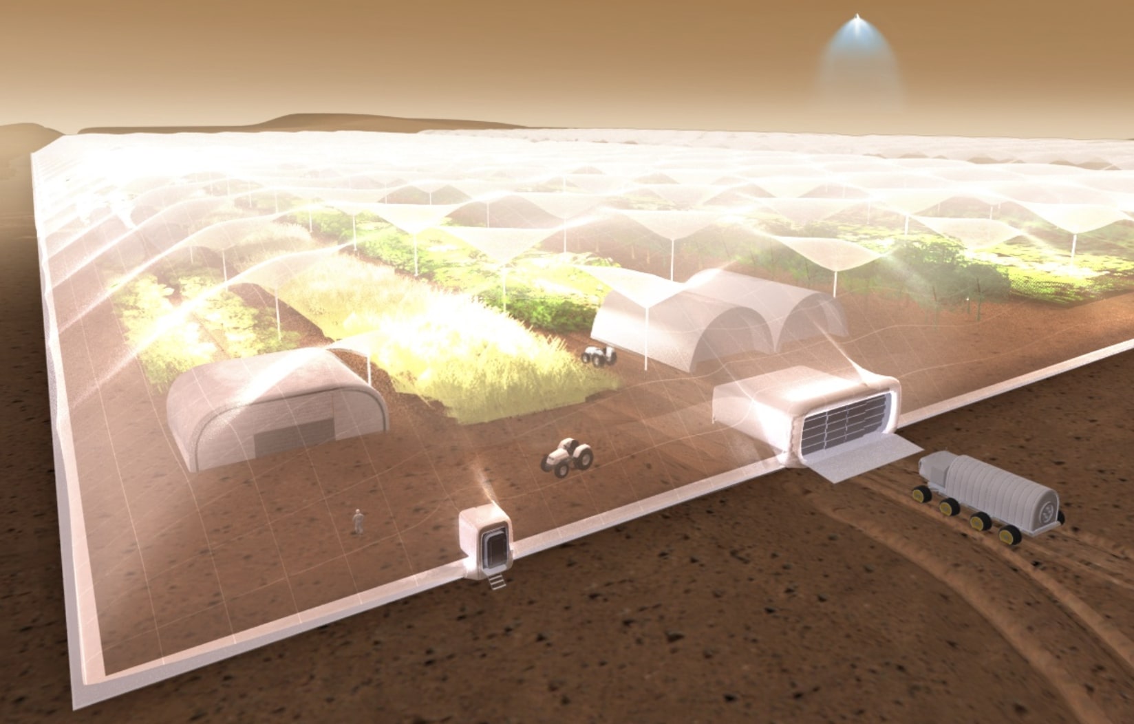 Mars Cities and Domed Craters | NextBigFuture.com