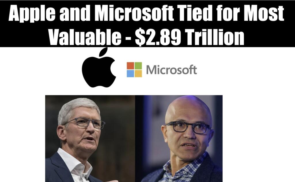 Microsoft is Passing Apple as Most Valuable Company | NextBigFuture.com