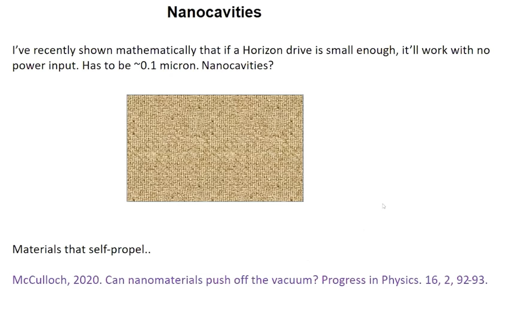 DARPA Partially Funded Quantized Inertia Science BUT Not IVO ...