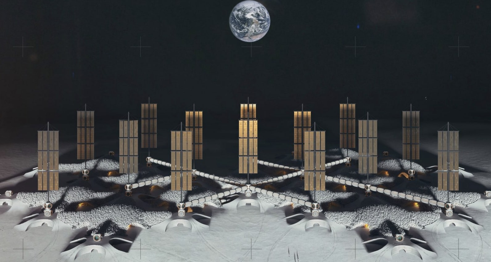 ESA 144 Person Moonbase Will Use Many Inflatable Modules ...