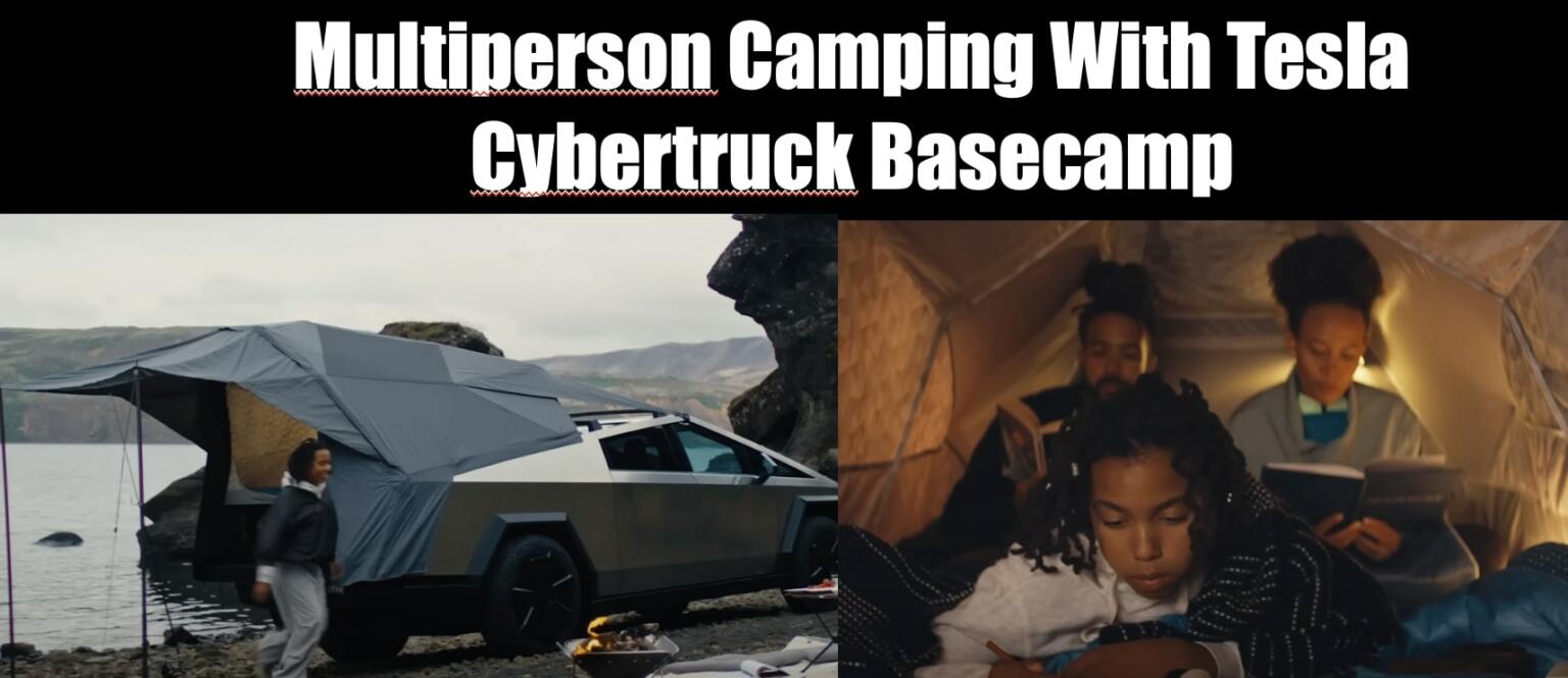 Easy Camping With a $2975 Tesla Cybertruck Basecamp | NextBigFuture.com