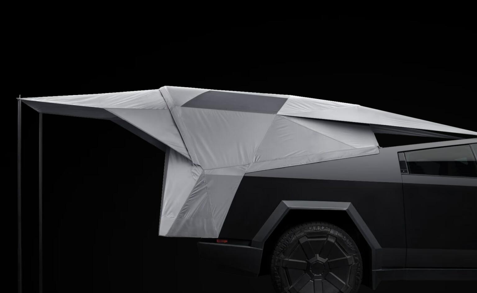 Easy Camping With a $2975 Tesla Cybertruck Basecamp | NextBigFuture.com