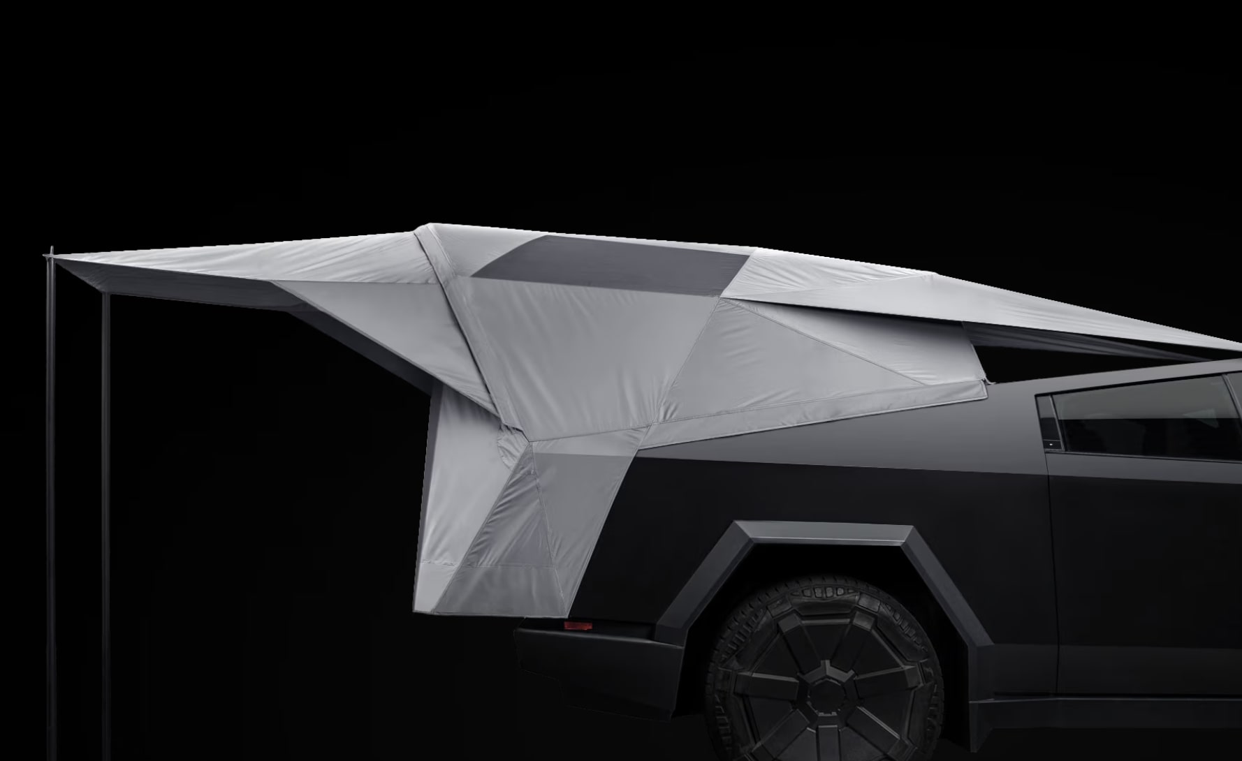 Easy Camping With a $2975 Tesla Cybertruck Basecamp | NextBigFuture.com